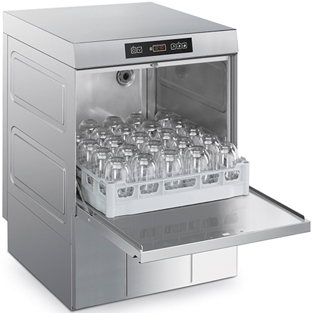 Smeg SPG515SUK Undercounter Glasswasher 500 x 500mm Basket + Built in ...